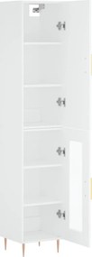 vidaXL Skříň highboard 34,5 x 34 x 180 cm kompozitní dřevo [3199033] Barva: Bílá