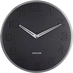 Designové nástěnné hodiny Karlsson KA5759BK 30cm