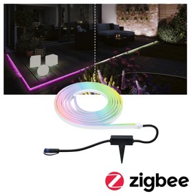 P 94561 Plug & Shine LED pásek Smart Home Zigbee Smooth IP67 RGBW 22W bílá - PAULMANN