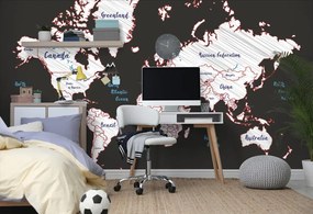 Tapeta jedinečná mapa světa