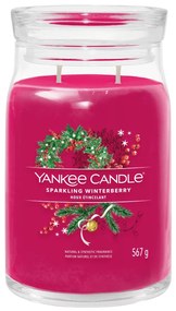 Yankee Candle Signature svíčka velká Sparkling Winterberry, 567g