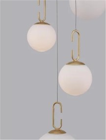 Závěsné LED svítidlo NOVA LUCE HOOK 30,49W 3000K 9695222 stmívatelné Triac