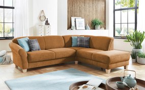 XXXLutz ROHOVÁ SEDAČKA, textil, terracotta Sit & More - Sedací soupravy - 000144005323