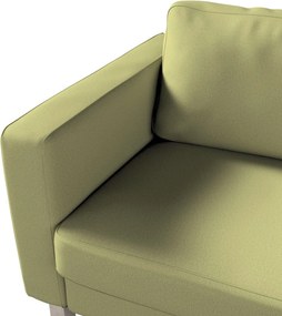 Potah na pohovku IKEA Karlstad, 3-místná, rozkládací barva zelená látka lesklé, sametová