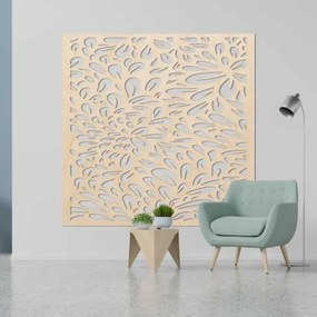 Dřevěný vyřezávaný obraz mandala – Moderní dekorace| SENTOP PR0285