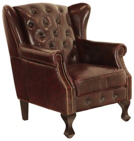furniture-nabytek.cz - Křeslo Aberdeen z pravé hovězí kůže