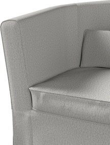 Potah na křeslo IKEA Ektorp Tullsta barva šedá látka pletený vzor