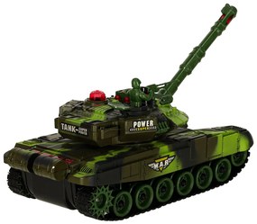 Creative Corner RC válečný tank 9993 2,4 GHz lesní kamufláž