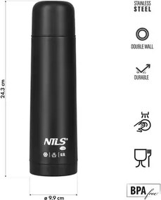 NILS Camp NC3803 Termoska černá 500 ml