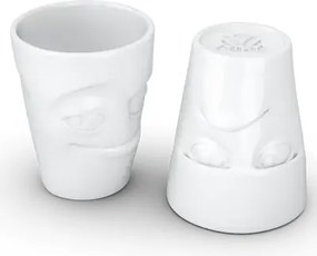 FIFTYEIGHT Grummelig  Verschmitzt bílá / Hrnek / 350 ml