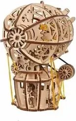Ugears 3D dřevěná mechanická stavebnice STEAMPUNK AIRSHIP / od 14 let