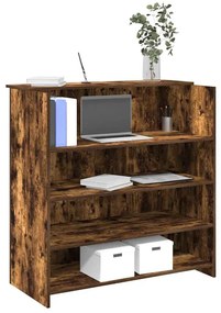 Recepční stůl kouřový dub 100x50x103,5 cm kompozitní dřevo 3324164