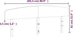 vidaXL Čelo postele voskově 200 cm masivní borové dřevo [842486] Barva: Hnědá