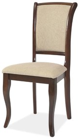 Jídelní čalouněná židle MN-SC tm. ořech/T01