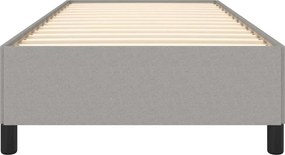 vidaXL Rám postele 90 x 200 cm textil [347034] Barva: Tmavě šedá