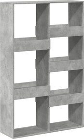 Knihovna betonově šedá 100 x 33 x 155,5 cm kompozitní dřevo 3309396