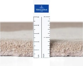 Hnědý vlněný kulatý koberec ø 200 cm Muse – Villeroy&amp;Boch
