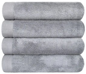 SCANquilt modalový ručník MODAL SOFT šedá malý ručník 30 x 50 cm