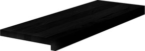 Nášlapy na schody 4 ks hnědo-černé 70x25x2 cm masivní dub 3283013