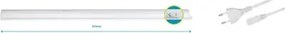 RETLUX RLL 506 LED T5 8W 60cm / LED svítidlo / 640 lm / 4000K - studen