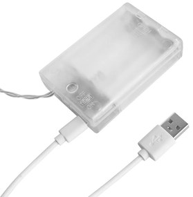 Butlers FEATHERS LED Světelný řetěz s USB peříčka 20 světel