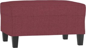 4dílná sedací souprava s polštáři vínová textil 3201646