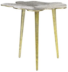 Kovový boční stolek zlatý MIMILI Beliani