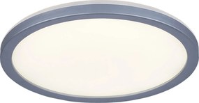 Rabalux Stříbrné stropní LED svítidlo Lambert kulaté 280mm 15W IP44 R3358