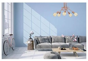 Stropní svítidlo Edison 5, měděné tělo svítidla