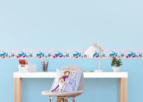 Dětská samolepící bordura na zeď Disney Ledové království Siluety | 5 m x 9.7 cm | DWBD8160