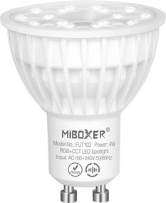LED Solution Mi-Light MiBoxer RF LED žárovka RGB+CCT 4W GU10 FUT103