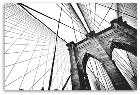 Gario Obraz na plátně Černobílý minimalistický most - Nikita Abakumov Rozměry: 60 x 40 cm