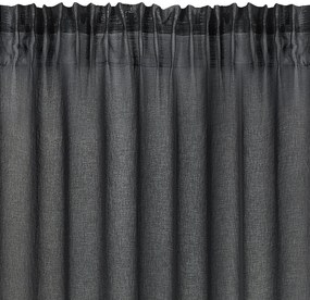 ZÁCLONA NA PÁSCE DOLLY 140X250 CM ČERNÁ