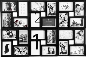 Rámeček na 24 fotografie, fotorámeček, rámeček na fotky, černý
