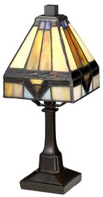 Elstead QZ-HOLMES-TL - Stolní lampa Tiffany HOLMES 1xE14/25W/230V