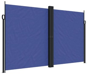 Zatahovací boční markýza modrá 200 x 600 cm,  4004656