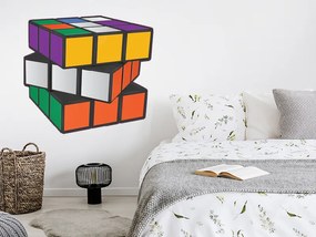 Nalepte.cz Rubikova kostka 70 x 64 cm