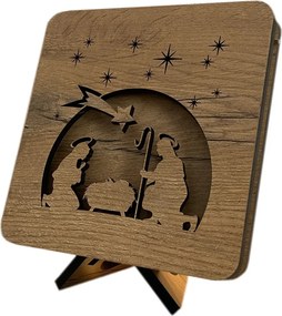 Li-Go "Betlém" lampa 19x19 cm provedení povrchu: dub světlý