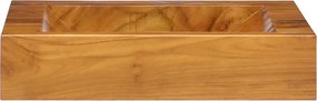 Umyvadlo masivní teak 50 x 35 x 10 cm 326163
