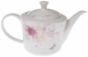 Porcelánová konvička na čaj Flower, 1,27 l