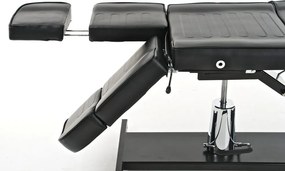 Hydraulické kosmetické lehátko Split – černá
