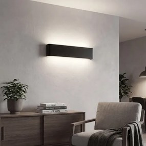 Ideal Lux - LED Nástěnné svítidlo DELTA LED/14W/230V 4000K 41 cm CRI 90 černá