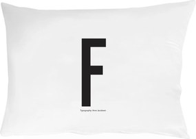 Povlak na polštář Arne Jacobsens Vintage ABC písmeno F
