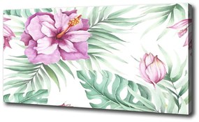 Wallmuralia Foto obraz canvas Havajské květiny 100x50