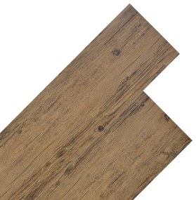 Nesamolepicí PVC podlahová prkna 5,26 m² 2 mm ořechově hnědá,  245162