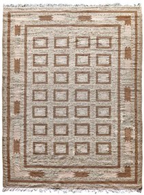 Diamond Carpets koberce Ručně vázaný kusový koberec Guggenheim DESP P81 Brown Natural Rozměry koberců: 80x150