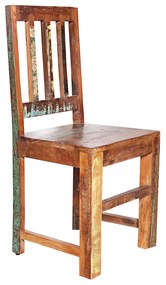 Jídelní židle Karujo, masiv recyklované dřevo