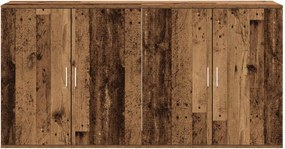 Servírovací skříň 2 ks Staré dřevo 79 x 38 x 80 cm 3334308