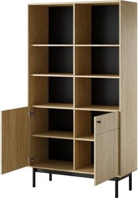 Piaski Regál/knihovna Japandi R104 Barva: Kašmír