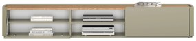 TV stolek Elivo 220 cm - eukalyptus / dub baltic dune